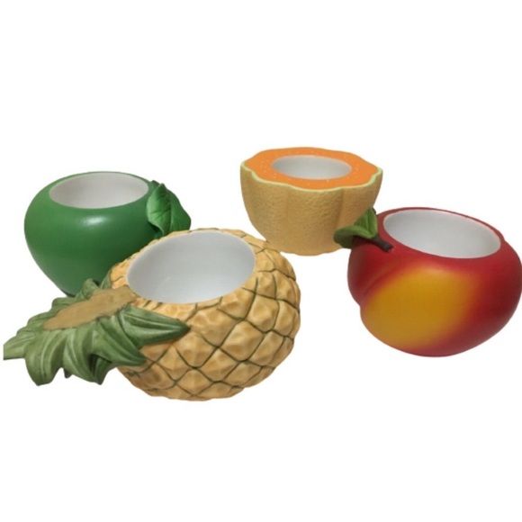 PartyLite | Accents | Partylite Fruit Splash Set Of 4 | Poshmark